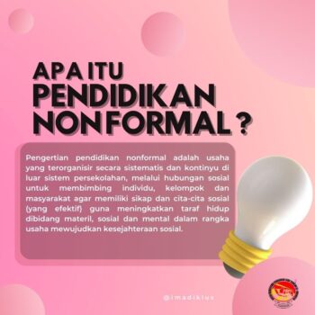 Apa itu pendidikan non formal ? - IMADIKLUS